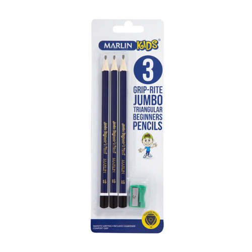 Grip-Rite Jumbo Triangular Beginners Pencils | Bright Sky Online Shop